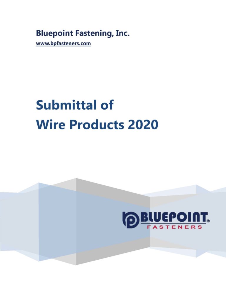 Catalog/Specs – Bluepoint Fasteners